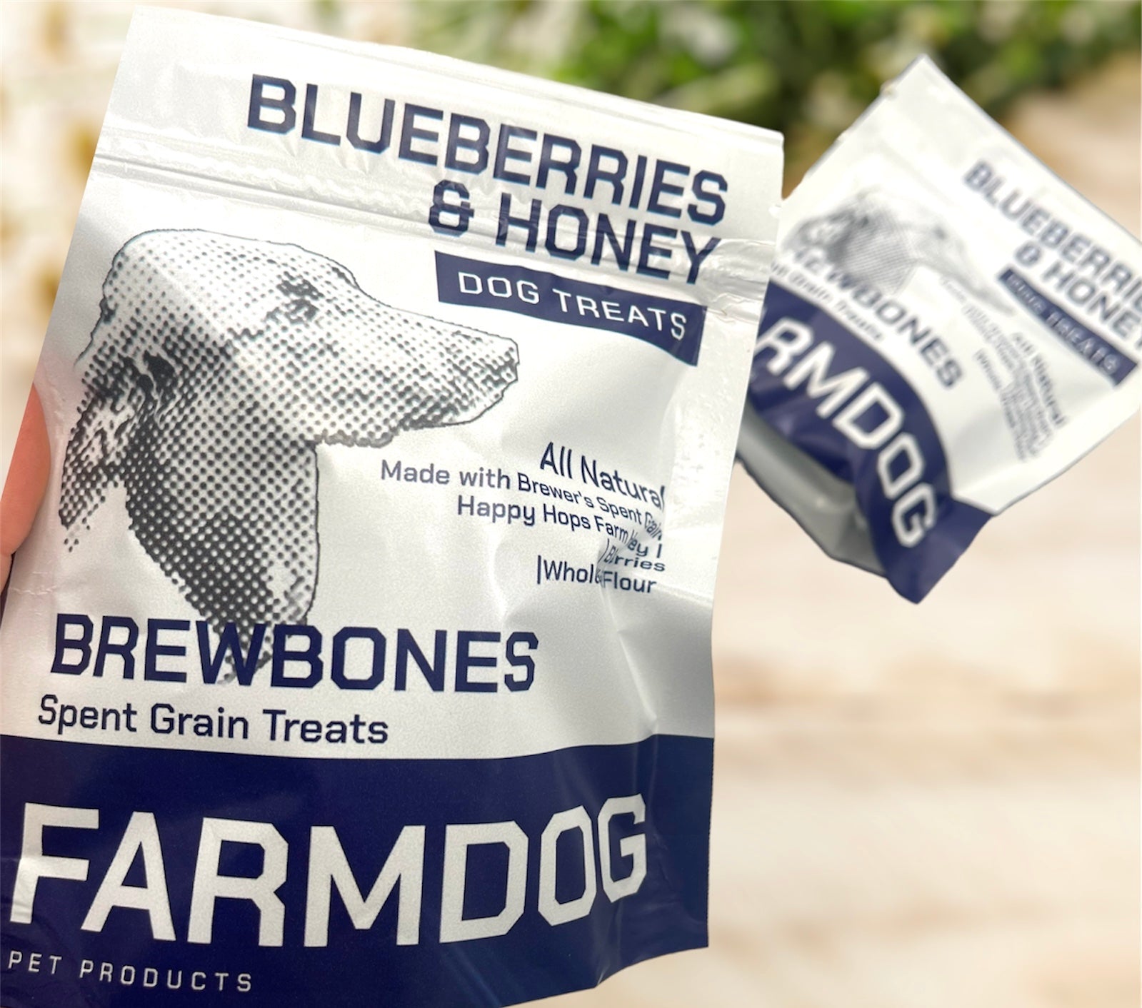 Mini Bites - Spent Grain FARMDOG Treats – Happy Hops Farm