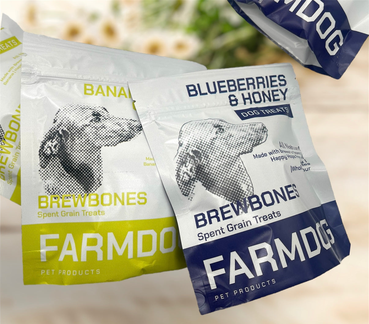 Mini Bites - Spent Grain FARMDOG Treats – Happy Hops Farm