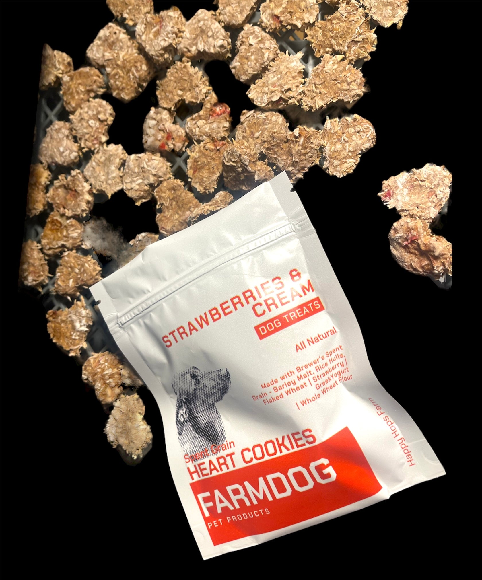 Mini Bites - Spent Grain FARMDOG Treats – Happy Hops Farm